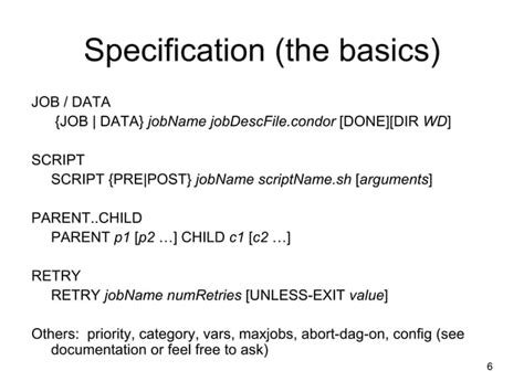A Guide To DAGMan PPT