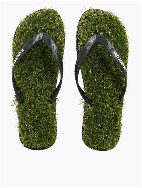 Myrunway Shop Kustom Grass And Green Keep On The Grass Flip Flops For