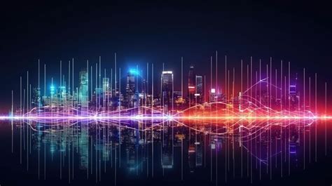 Premium Ai Image The City And The Intelligent Communication Network