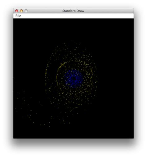 Github Chindesaurus Barneshut N Body An O N Log N N Body Simulation Using The Barnes Hut