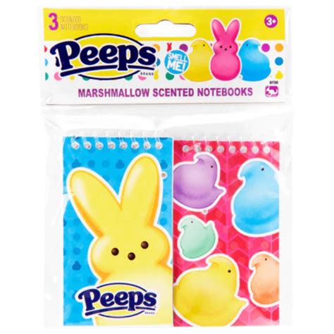 Peeps Marshmallow Scented Notebook 3 Pack Retrofestive Ca