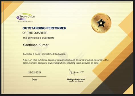 Santhosh Anbazhagan On Linkedin Itcinfotech Outstandingperformance Teamwork Innovation