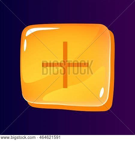Plus Glossy Ui Button Vector Photo Free Trial Bigstock