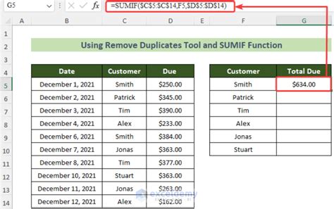 How To Combine Duplicate Rows And Sum The Values In Excel