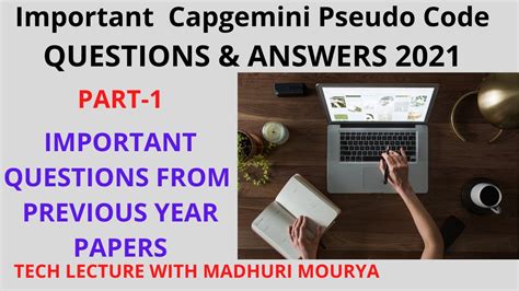Part 1 Important Capgemini Pseudo Code Questions And Answers 2021 How To Solve Pseudo Code