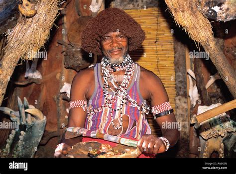 Round African Witch Doctor Masks