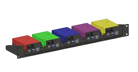 1u Rackmount Cluster Raspberry Pi 3b 4b By Jaredc01 Download Free Stl Model