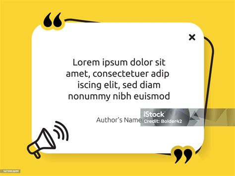 3d 버블 평가 배너 인용문 인포그래픽 따옴표를위한 소셜 미디어 게시물 템플릿 디자인 빈 말풍선 따옴표 거품 및 텍스트 상자 벡터 일러스트 레이 션 Eps10 0명에 대한