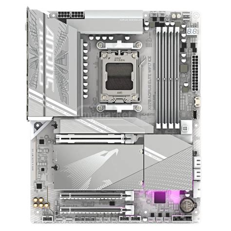 დედა დაფა Gigabyte X870aelitewf7ice Am5 Ddr5 256gb მეორადი და
