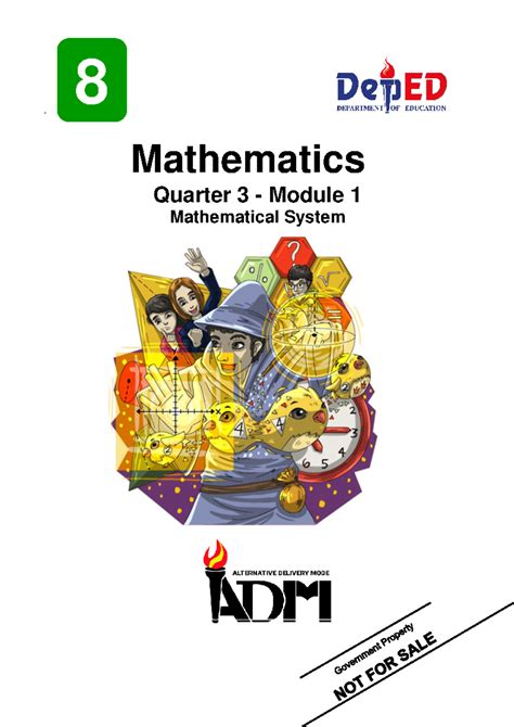 Mathematics Grade8 Quarter 3 Module1 Mathematical Systems Not