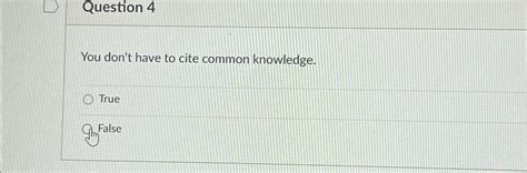 Solved Question 4you Dont Have To Cite Common