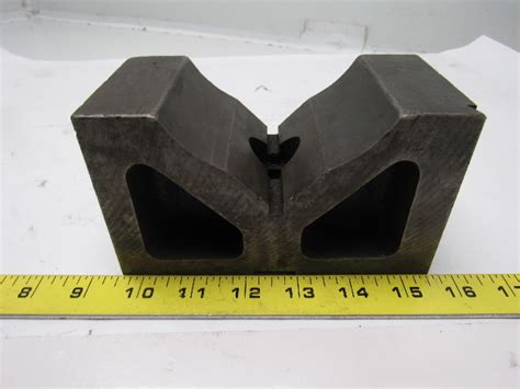 6l X3 1 2tall X3w Cast Iron Machinist V Block Bullseye Industrial Sales