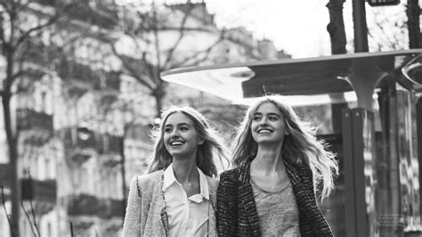 Miss Vogue Meets Baylee And Kelsey Soles British Vogue British Vogue
