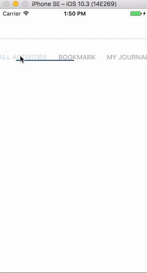 Swift How To Disable Horizontal Scrolling To A Tab On Google Material Design For Ios Stack