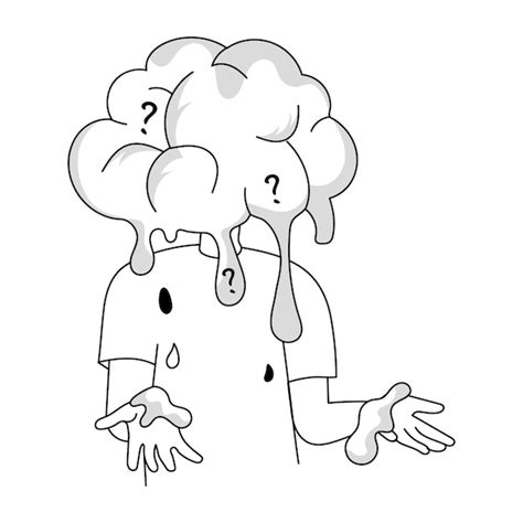 Premium Vector A Cartoon Drawing Of A Chef With A Chef Hat On It