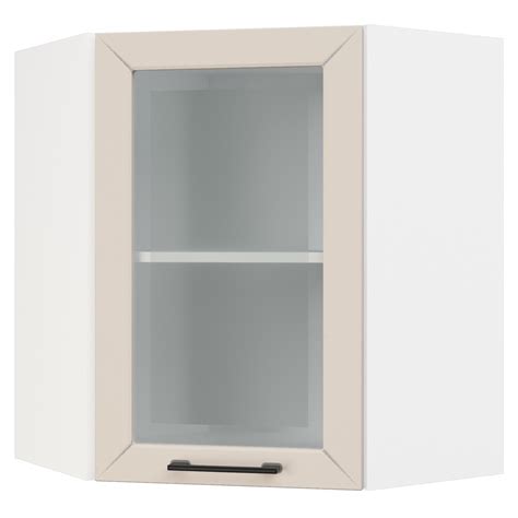 Купить Шкаф верхний угловой со стеклом ШВУС Кёлн в Ростове на Дону