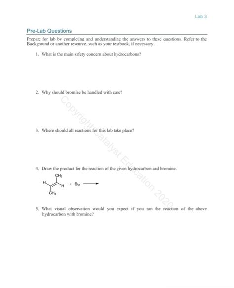 Solved Lab 3 Pre Lab Questions Prepare For Lab By Completing