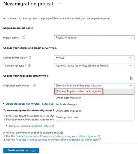 Tutorial Migrate From Mysql To Azure Database For Mysql Online Using Dms Physical Migration Via