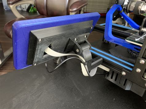 Raspberry Pi 7 Touchscreen Mount By Raptor King Download Free Stl Model
