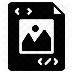 Coding File Icon Download In Glyph Style