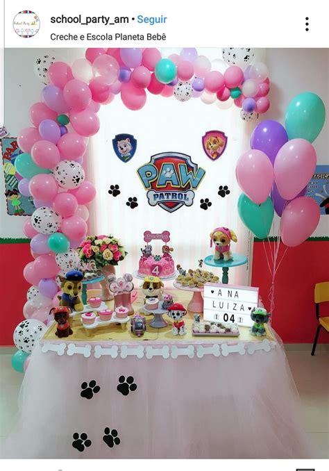 Pin By Aracellys De On Paw Patrol Paw Patrol Birthday Paw Patrol Party Decorations Paw