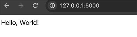 Flask 第一个应用 菜鸟教程