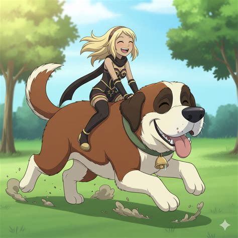Kar Riding Beethoven Anime Style By Thatguy3245 On Deviantart