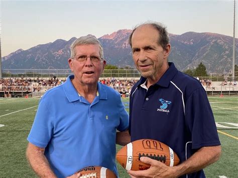 High School Football Coaches Roger Dupaix John Colosimo Honored