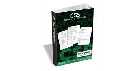 Css Notes For Professionals Free Ebook