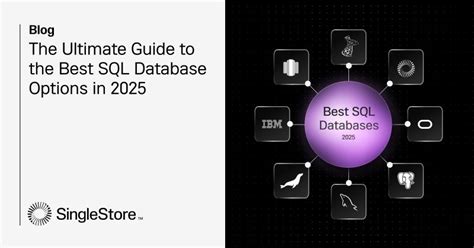 The Ultimate Guide To The Best Sql Database Options In 2025 Singlestore