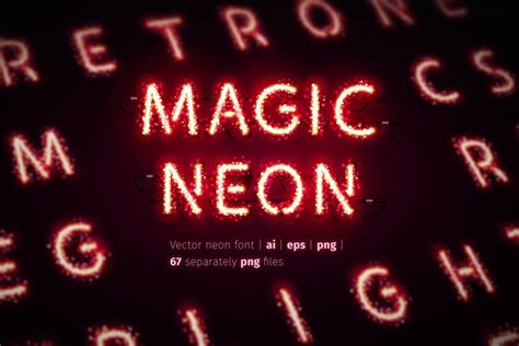 Neon Font Vector At Vectorified Com Collection Of Neon Font Vector Free For Personal Use