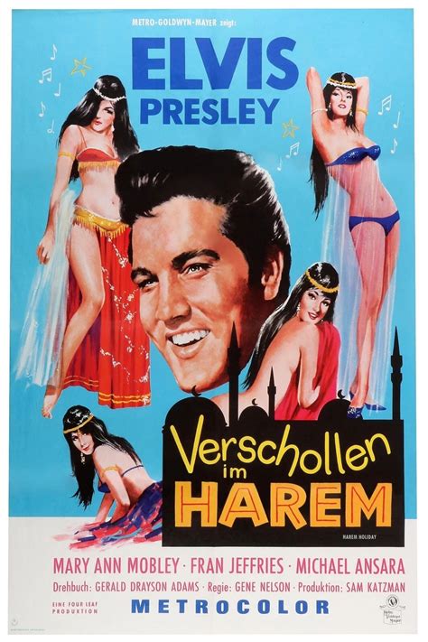 1965 Harum Scarum Movie Elvis Presley Mary Ann Mobley 300 Piece Jigsaw