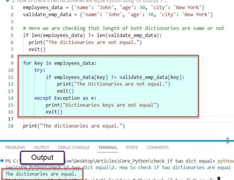 Check If Two Dictionaries Are Equal In Python