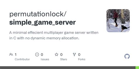 github permutationlock simple game server a minimal effecient