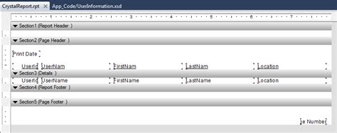 crystal reports example in using dataset or datatable asp