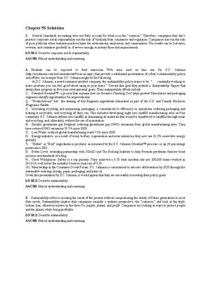 Chapter 3 Solutions Tutorial Solution DISCUSSION QUESTIONS There