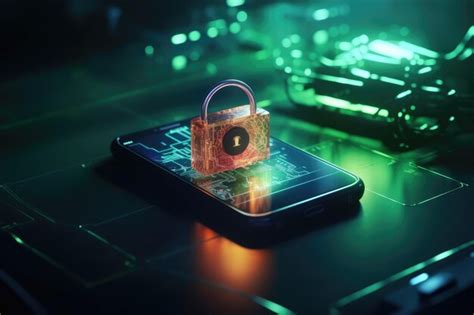 Premium Photo Personal Data Protection Digital Fingerprint Trace A Padlock Know Your Customer