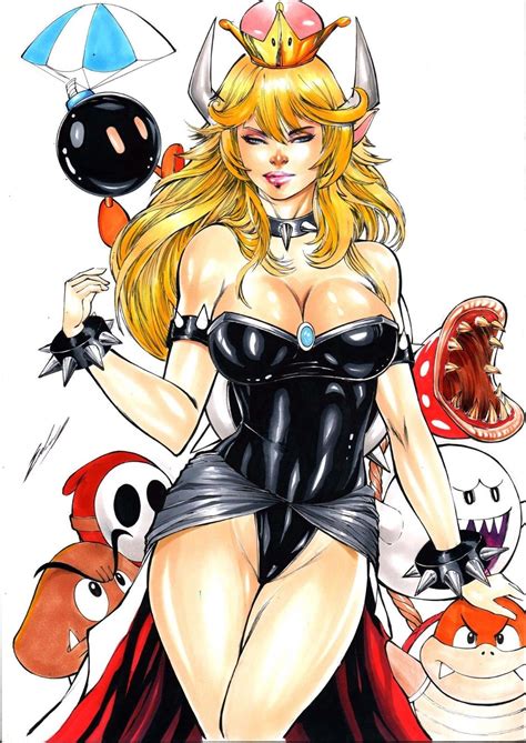 Rule 34 1girls Big Breasts Black Suit Blonde Blonde Hair Bob Omb Boo
