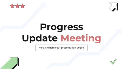 Progress Update Meeting Presentation