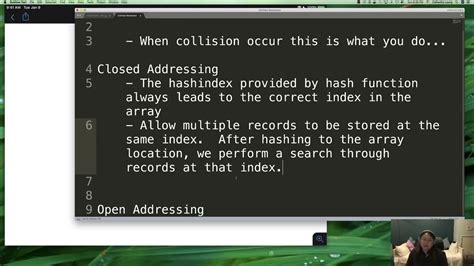 Tables Hash Tables 03 Collision Resolution Overview Youtube