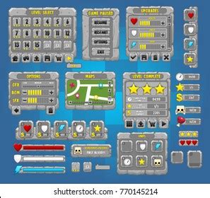 Health Bar Ui Images Stock Photos Vectors Shutterstock