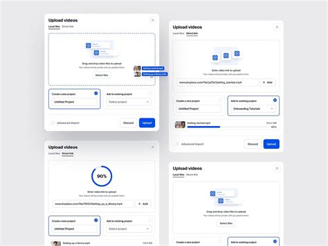 File Upload Modal — Untitled Ui Dashboard Design Template Web App Design Uploads