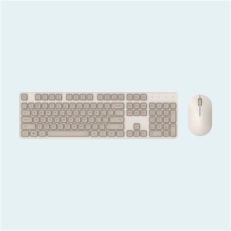 New Xiaomi Keyboard Wireless Keyboard And Mouse Set2 2 4ghz 1000 Dpi Mouse Silent Edition 104