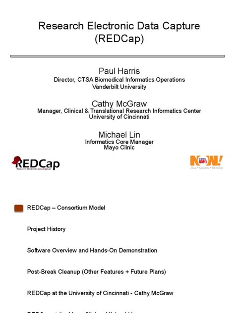 S01 Redcap Research Electronic Data Capture Pdf Health Informatics Computing