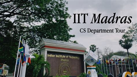 Iit Madras Cse Department Tour Part I Department During Night Youtube