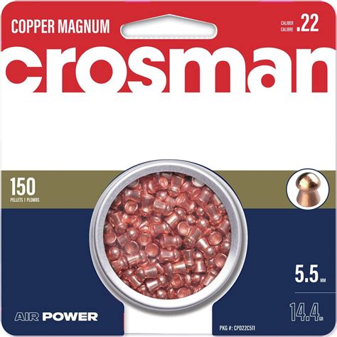 Crosman Cpd22 Premier Copper Magnum Domed Pellet 22 Caliber Sports