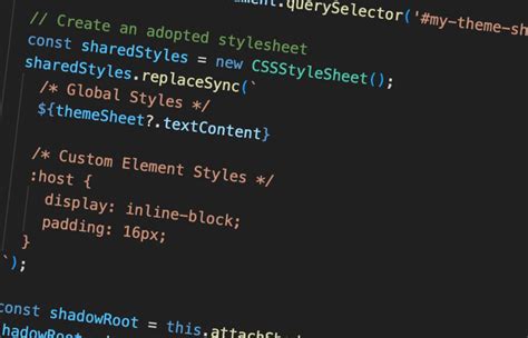 Taming The Shadow Dom Injecting Global Styles With Adopted Stylesheets