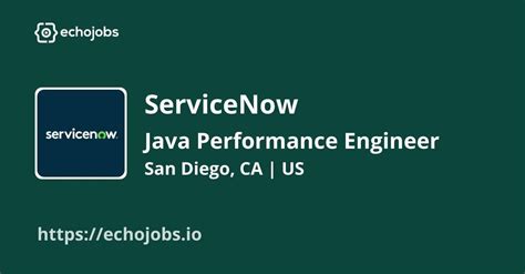 Servicenow Is Hiring Java Performance Engineer Jdbc Postgres Federal Usd 109k 185k San