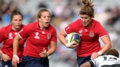 Rugby World Cup Englands Sarah Hunter To Equal Caps Record Bbc Sport