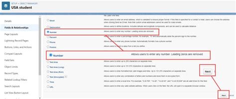 Salesforce Number Field